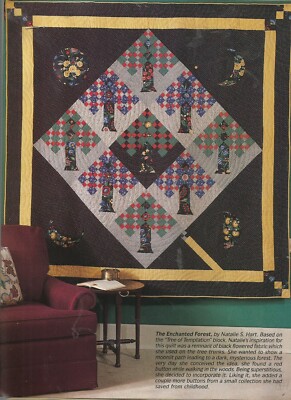 F0094 THE ENCHANTED FOREST QUILT PATTERN/INSTRUCTIONS | eBay