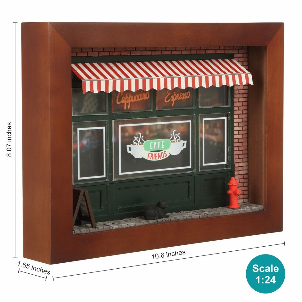 DIY Miniature Diorama Dolls House Model Kit Cafe Friends Home Decor | eBay
