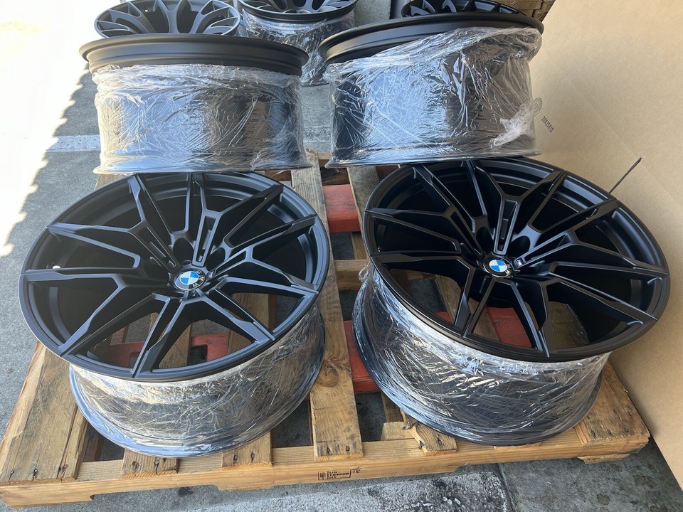 BMW M2 M3 M4 FACTORY OEM BLACK G80 G81 G82 M 825 825M COMPETITION RIMS ...