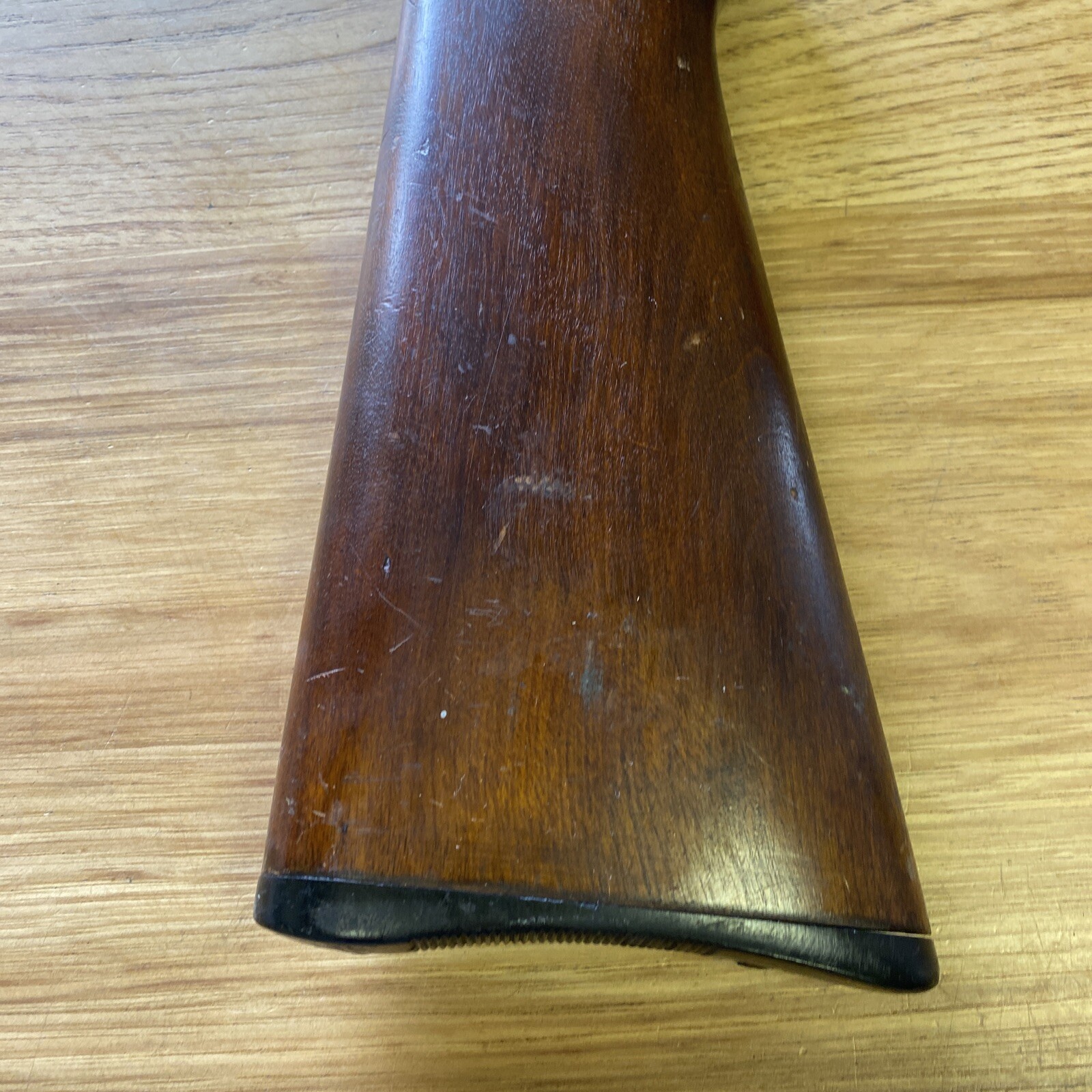 vintage hardwood rifle gun stock w/ butt plate trigger guard 29” | eBay