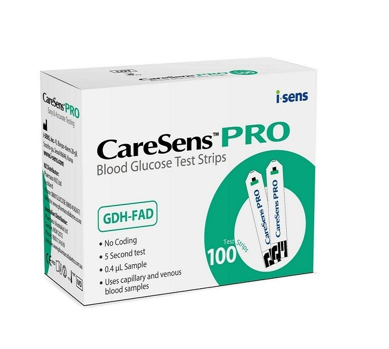 CareSens PRO Blood Glucose Test Strips - 100 Pack for sale online | eBay