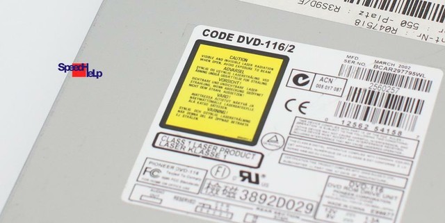 Slot-In CD - ROM Pioneer DR-506S Cdrom Drive SCSI 50-POL Pin Drive 32X ...