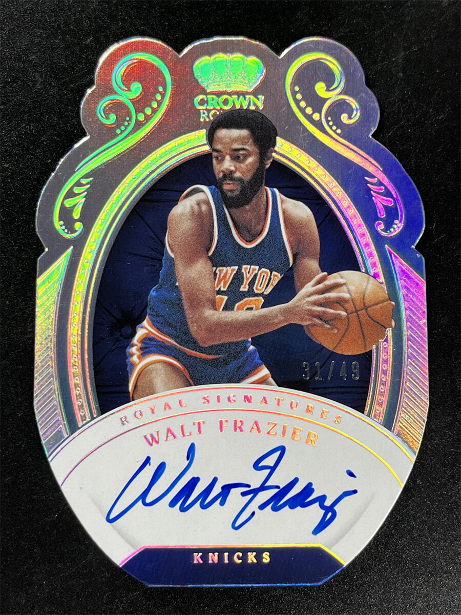 Walt Frazier 2022 Crown Royale #RS-WFZ Royal Signatures /49 Price Guide ...