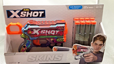 Zuru X Shot Menace / Mercenary Skin Blaster Gun NEW t12 | eBay