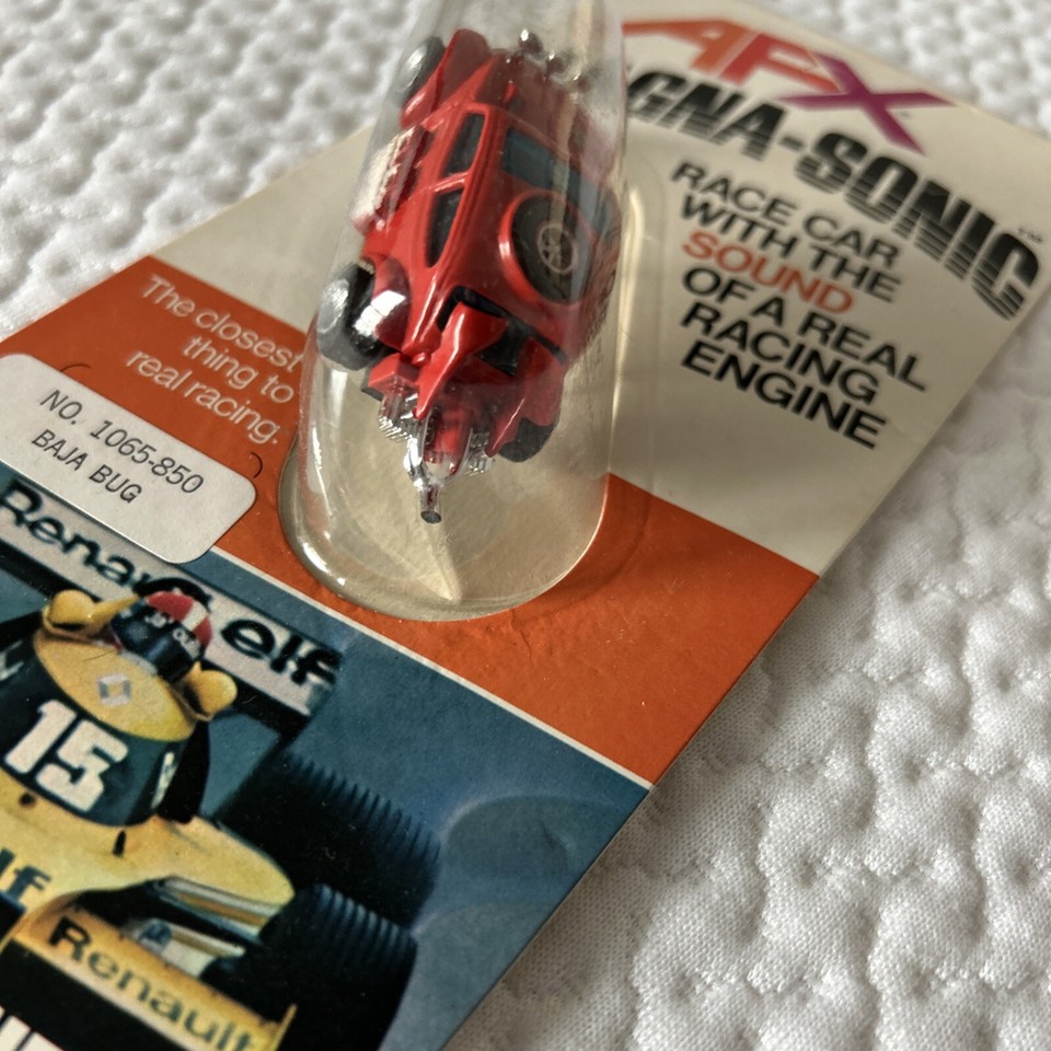 AURORA AFX MAGNA SONIC RED BAJA BUG #1065 SLOT CAR HO SCALE NOS 1978 | eBay