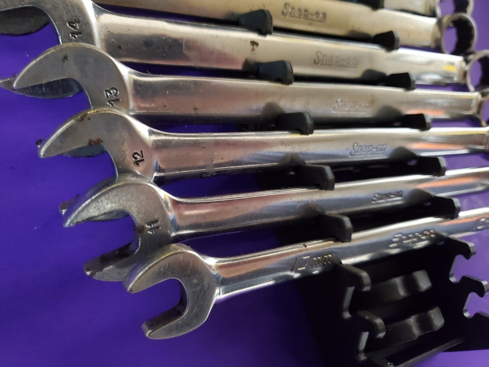 Snap On OEXM 12 Pt Metric Short & Long Wrench Sets 22 Wrenches USA | eBay