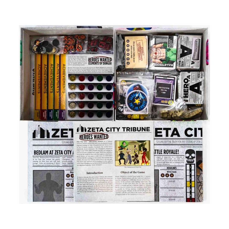 Action Pha Board Games Heroes Wanted Collection #12 - Base Game + 3 Exp ...