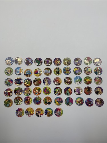 Vintage POGS Complete Set of 50 US States and 4 Branches Of Government ...