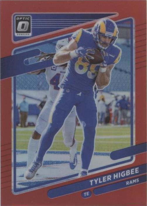 2021 Panini Donruss Optic - Tyler Higbee #184 Red Prizm /99 for sale ...