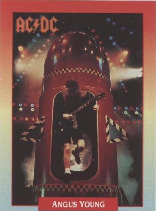Angus Young - 1991 Brockum Rockcards #13 for sale online | eBay