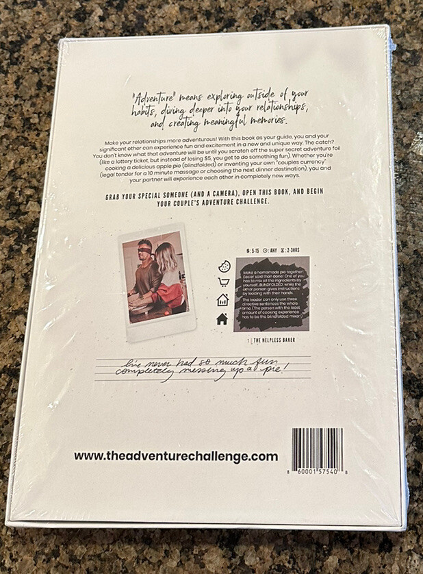 The Adventure Challenge Game Couples Limited Edition 50 Scratch Off ...