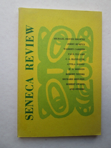 SENECA REVIEW May 1972 VOL. III No. 1 POETRY Paperback Book | eBay