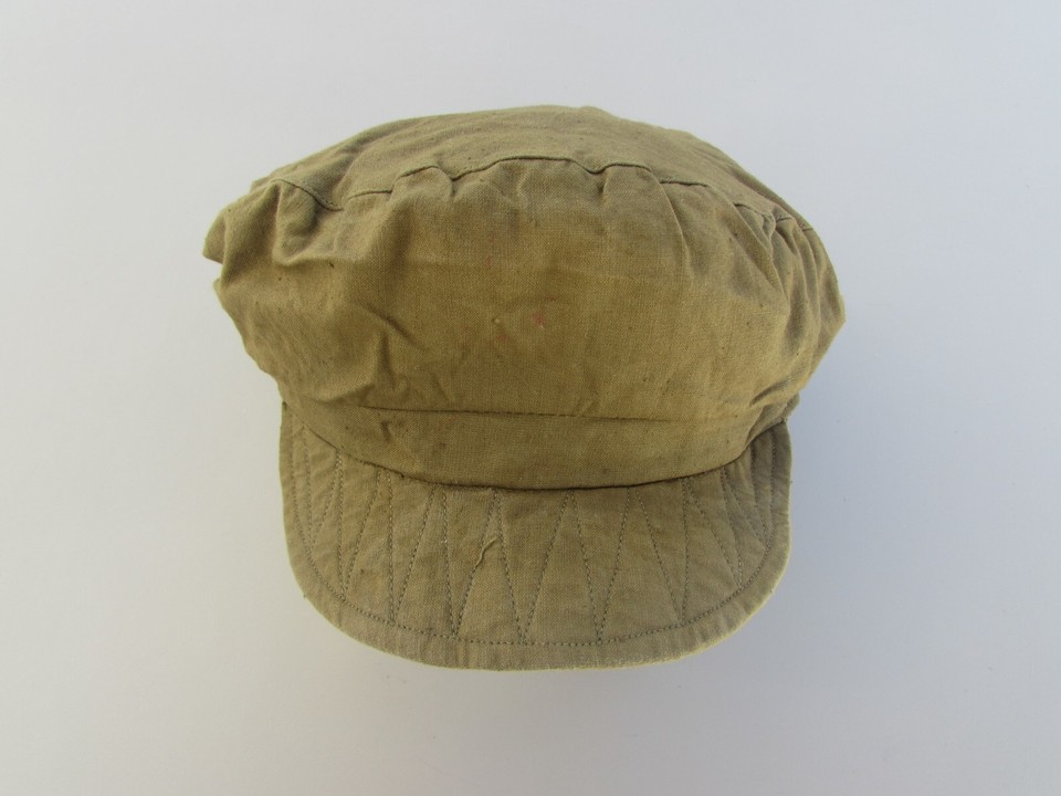 ORIGINAL 1952 KOREAN WAR CHINESE PEOPLES VOLUNTEER ARMY KHAKI FIELD CAP ...