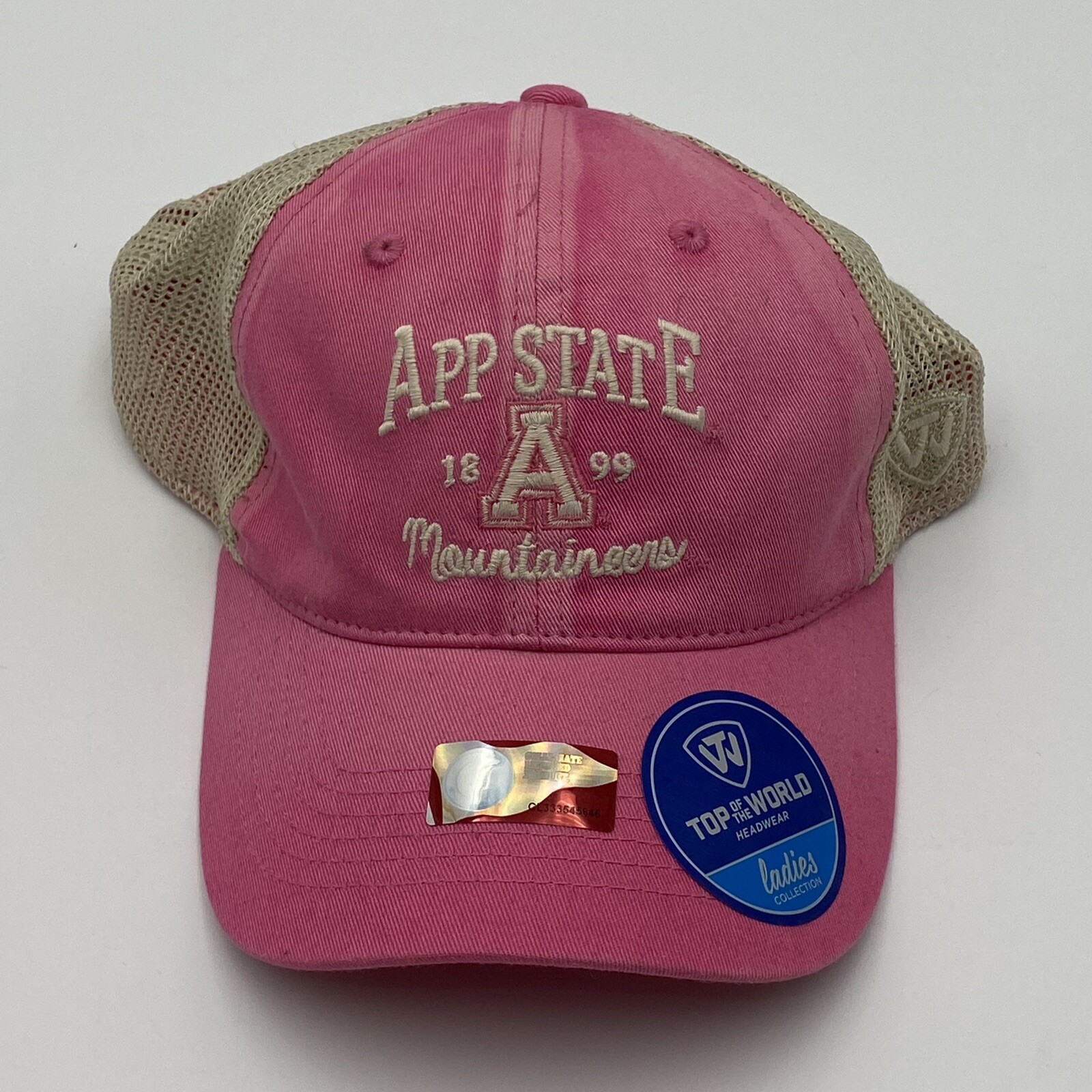 Pink App State Baseball Hat (Top of the World) | eBay