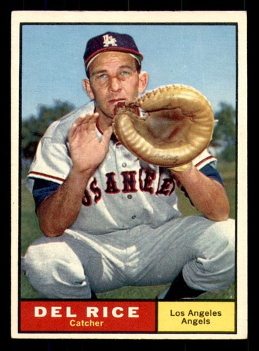1961 Topps #448 Del Rice Excellent Angels ID:386657 | eBay
