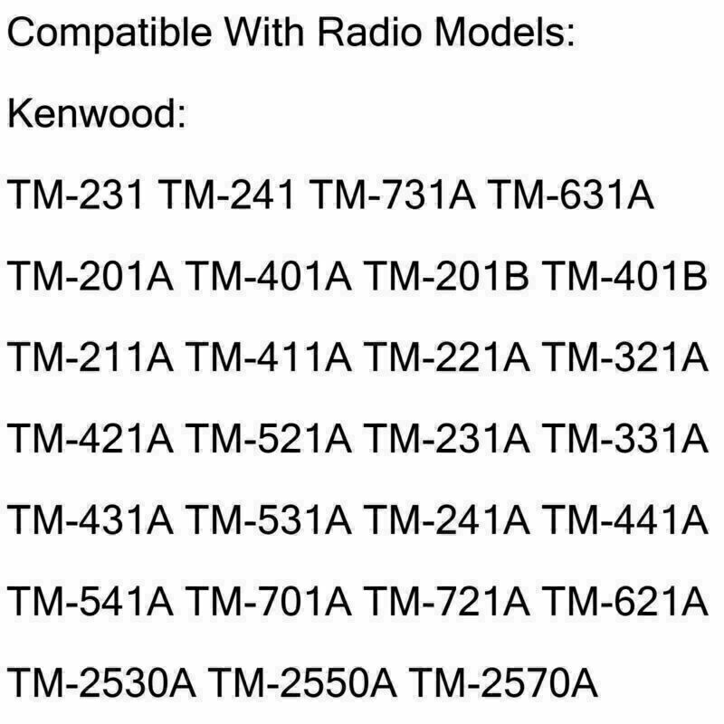1Pcs MC-44 Microphone For Kenwood TM-231 TM-231A TM-241 TM-331A Radio ...