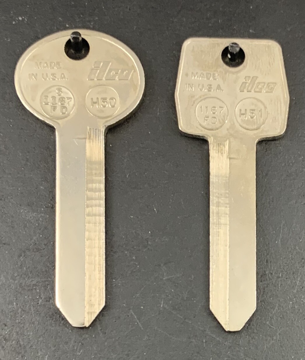 Set of 2 Key Blanks H50 H51 Type Key Blanks for Ford Free Shipping | eBay