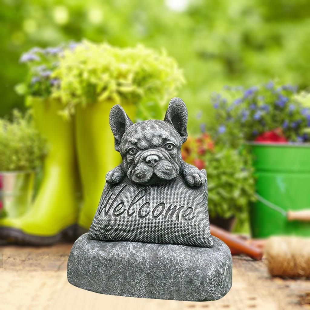French Statue Welcome Sign Decoration Sculpture for Patio | eBay