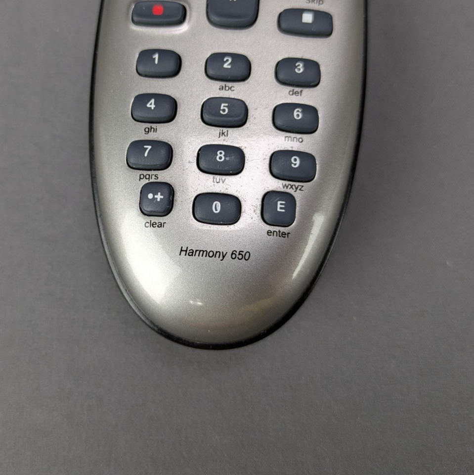 Logitech Harmony 650 Infrared All In One Universal Remote Control ...