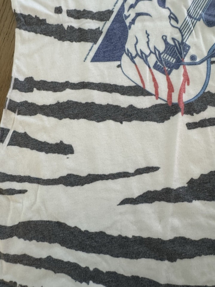 TSO Trans-Siberian orchestra Band Tee Tiger Women’s Large White Soft ...