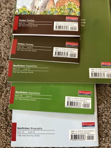 Fountas & Pinnell LLI Grade 3 Red System Level M, Lot Of 20 Books 34-56 ...