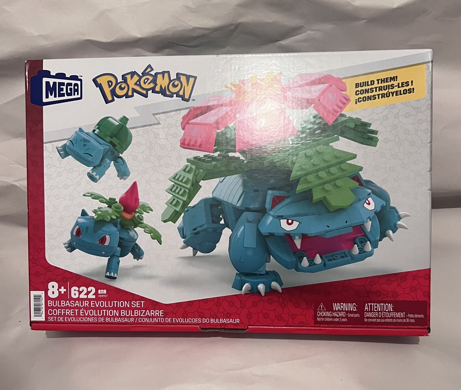 Pokemon ~ MEGA Blocks : Bulbasaur Ivysaur Venusaur Evolution Set, HHM17 ...