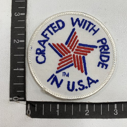American Made Pride CRAFTED WITH PRIDE IN THE USA Patch 89H4 | eBay