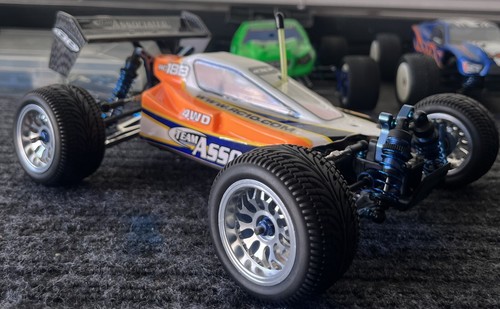 Hot Racing AET41018 Aluminum Wheels Speed Blaster 10 Spoke Associated ...