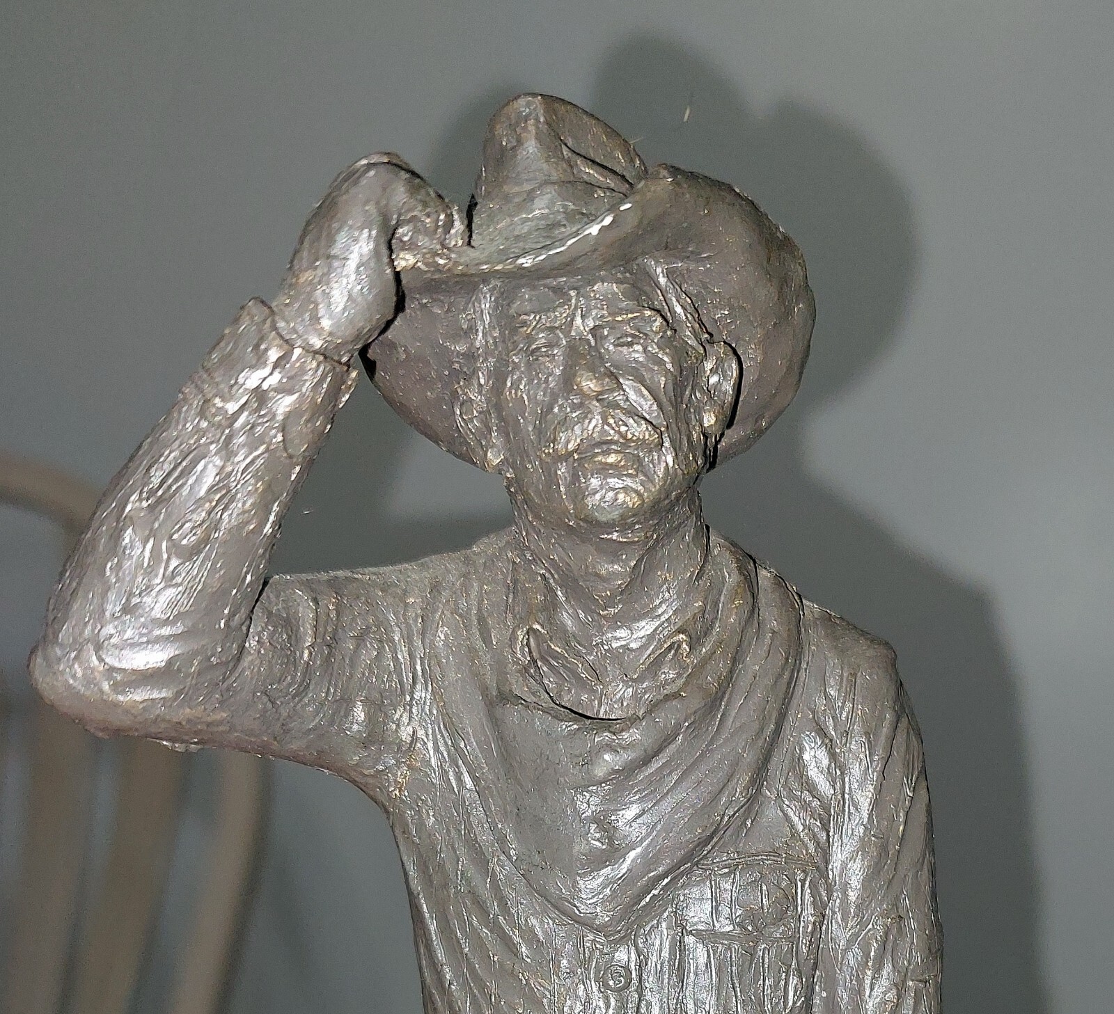 Vintage 1982 MICHAEL GARMAN Drifter Sculpture 1st Artist Signed 11 ...