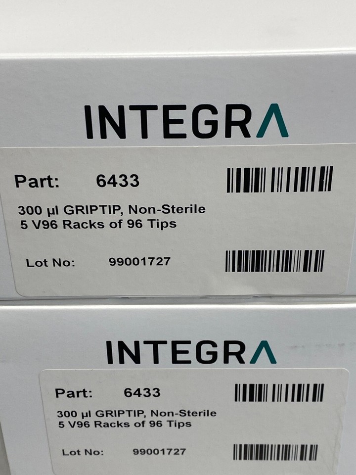 (1440) INTEGRA 300uL GripTip Standard Viaflo-96 Pipet Tips 15x 96/Rk ...