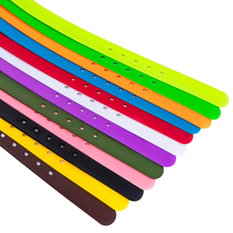 Adjustable Cut to Fit Rubber Plastic Jelly Silicone Casual Belt With ...