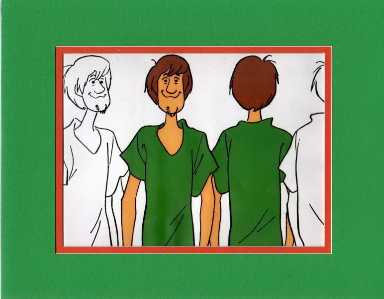 SHAGGY MODEL SHEET PRINT PROFESSIONALLY MATTED Scooby Doo Hanna Barbera ...
