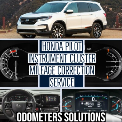 Honda Pilot 2018 2019 2020 2021 Instrument Cluster Mileage Correction ...