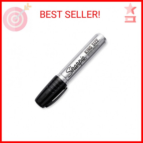Sharpie King Size Permanent Marker, Large Chisel Tip, Great for Poster ...