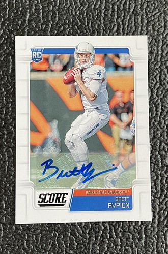 🔥BRETT RYPIEN 2019 SCORE AUTOGRAPHED ROOKIE CARD!🔥BRONCOS! BOISE ST! | eBay