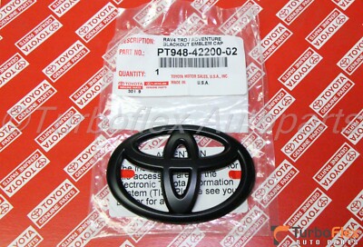 Toyota RAV4 2019-2025 Adventure & TRD OFF ROAD Rear Blackout Emblem ...