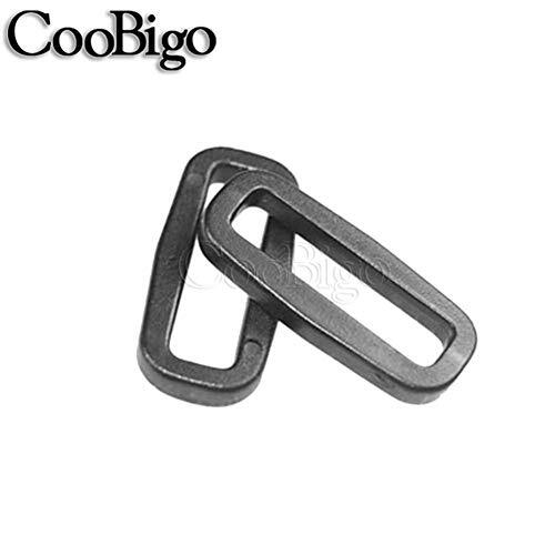 50/100pcs Pack Loops Looploc Buckles Rectangle Rings Webbing Size:1 ...