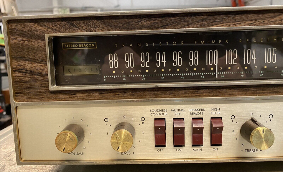 Vintage The Fisher 500-T FM Stereo Receiver SHOWN WORKING | eBay