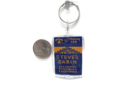 Repurposed Vintage Matchbook Cover Steve's Cabin Pittsburg Calif ...
