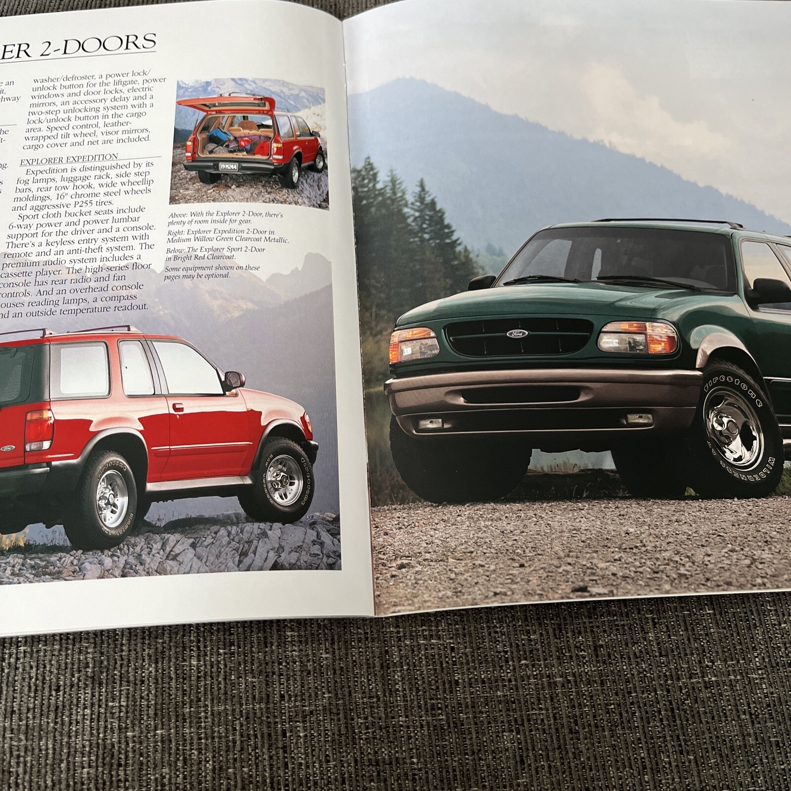 1995 Ford Explorer XL XLT Limited Sport Eddie Bauer brochure 34 pg 2 ...
