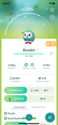 Pokemon Shiny Rowlet ! Registered or Unregistered ! 30 Days Friendship ...