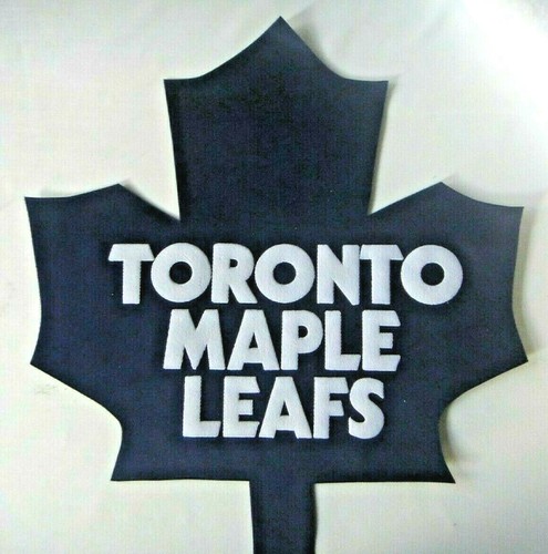 NHL Toronto Maple Leafs Die Cut Logo -10" Vinyl & Embroidered Jersey ...