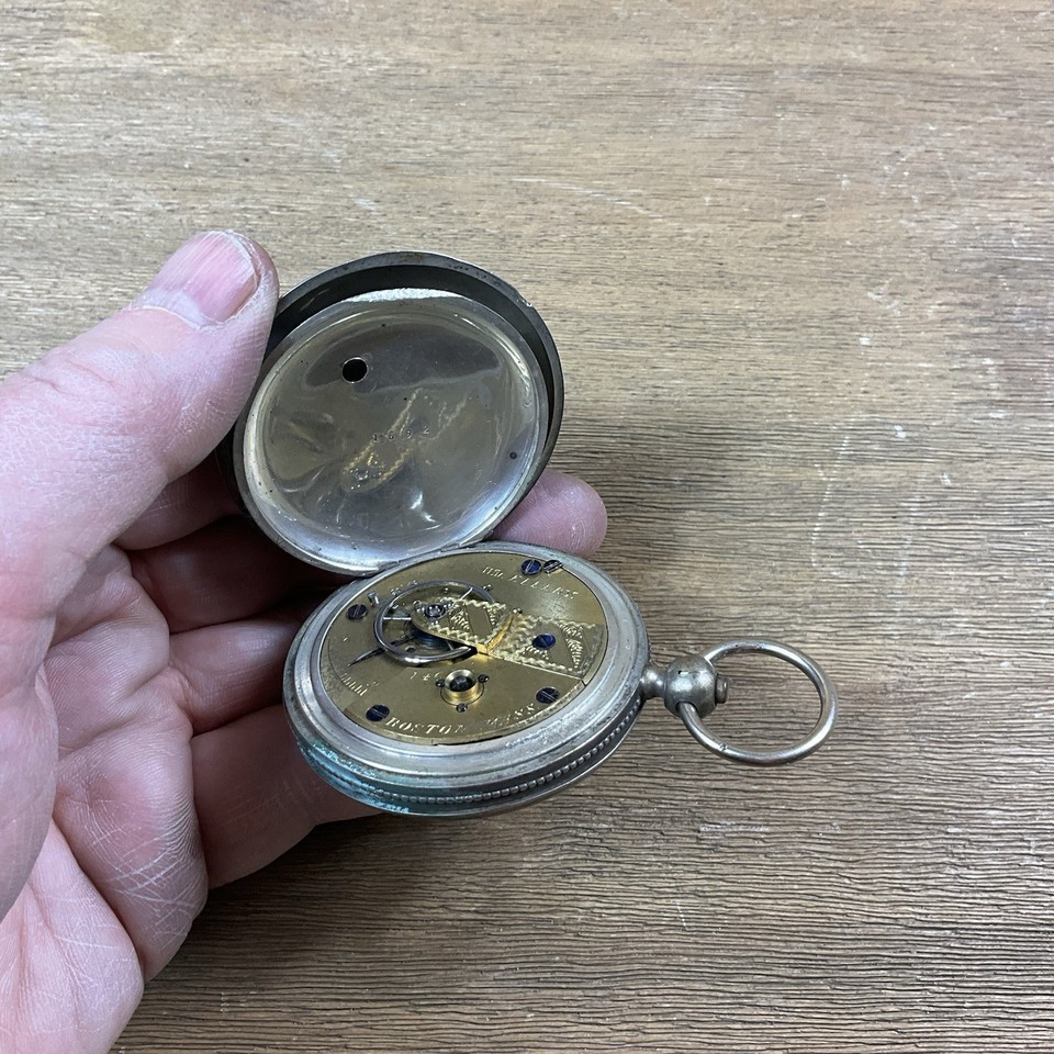 WM Ellery American civil war era full hunter pocket watch , restoration ...