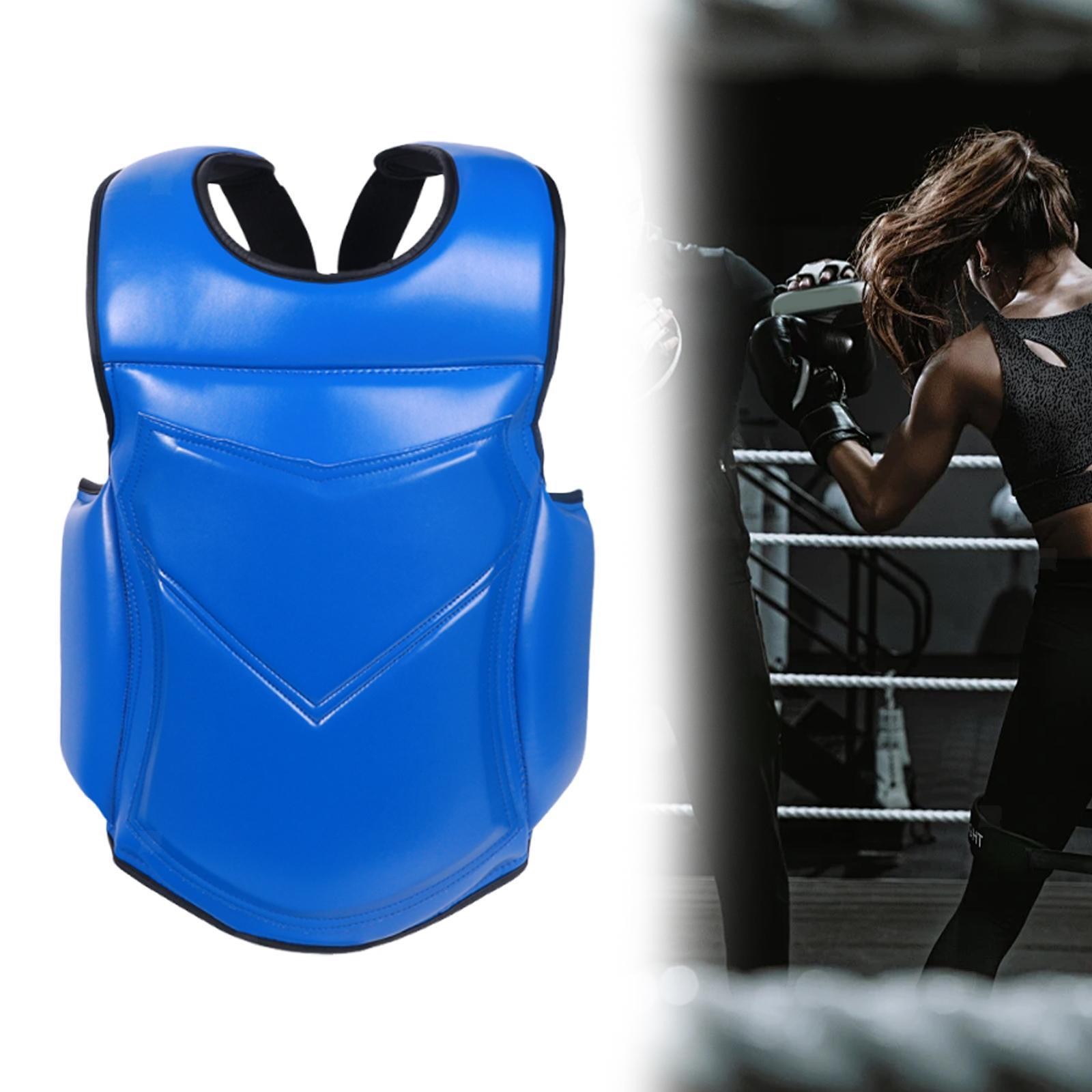 Karate Chest Protector Vest Comfortable Protection Pad for Kids Adults ...