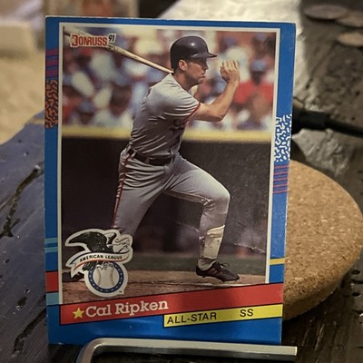 Cal Ripken Jr Error - 1991 Cal Ripkin All Star SS Error Card - No . Inc ...