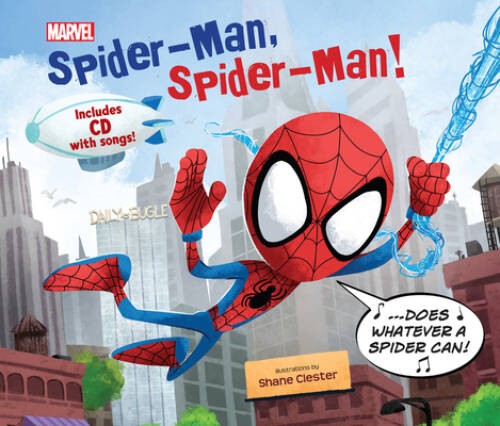 Spider-Man, Spider-Man: Includes CD with Song - Hardcover - ACCEPTABLE ...