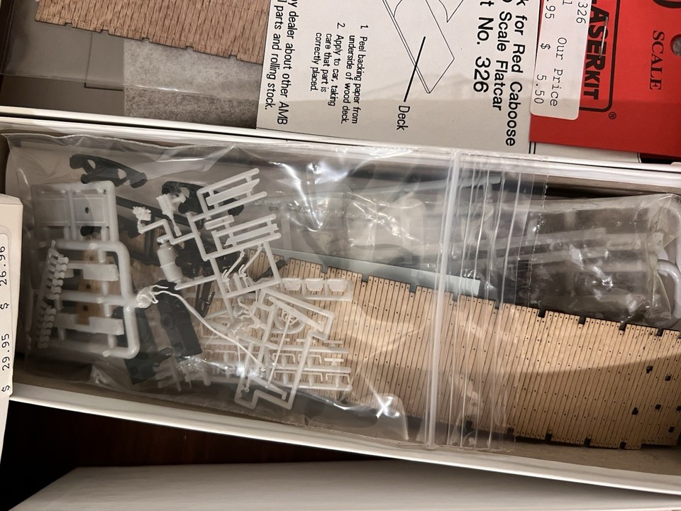 Ho Scale Red Caboose 4 Car Kit Lot | eBay