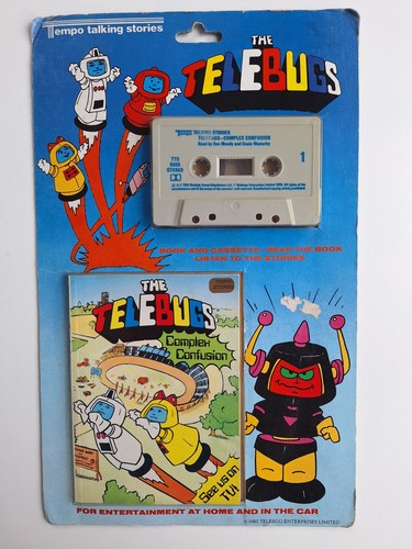 1985 The Telebugs Tempo Talking Stories Book Cassette 80s Retro Vintage ...
