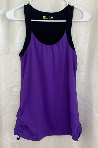 Xersion Woman’s Sleeveless Tank Top Purple & Black XS Activewear | eBay
