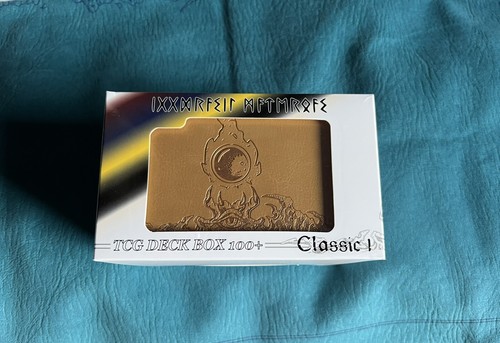 Yggdrasil Materias TCG OCG Classic 1 Yugioh MTG 100+ Deck Box Gold ...
